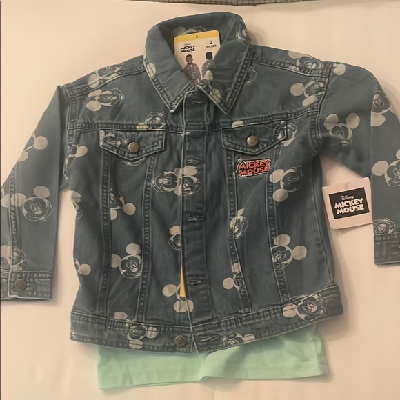 Disney | Jackets & Coats | Disney Mickey Mouse Kids Denim Jacket | Poshmark